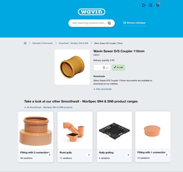 Wavin online shop customer base continues to grow - The Hardware Journal